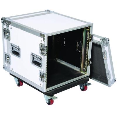 中国 ICTC Events 19 Inch Single Layer Aluminum DJ Light Amplifier 12U Oblique Stand Flight Case 販売のため