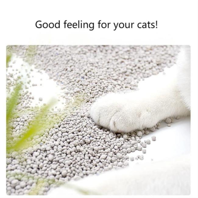 Cat Litter Sand OEM Factory Natural Ecological Dust-Free Bentonite Cat Litter Premium Arena Para Gatos 0