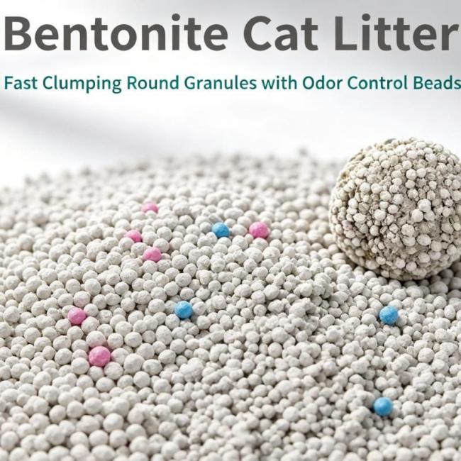 Cat Litter Sand OEM Factory Natural Ecological Dust-Free Bentonite Cat Litter Premium Arena Para Gatos 0