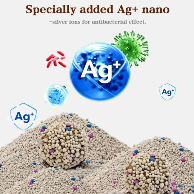 Cat Litter Sand OEM Factory Natural Ecological Dust-Free Bentonite Cat Litter Premium Arena Para Gatos 0