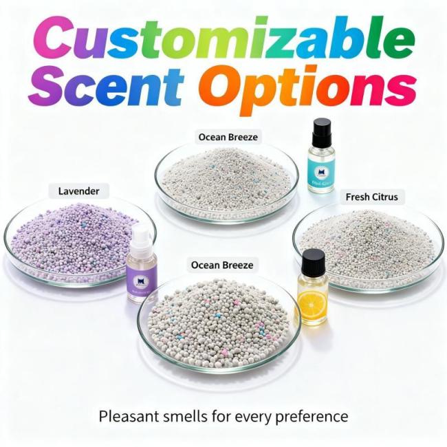Cat Litter Sand OEM Factory Natural Ecological Dust-Free Bentonite Cat Litter Premium Arena Para Gatos 0