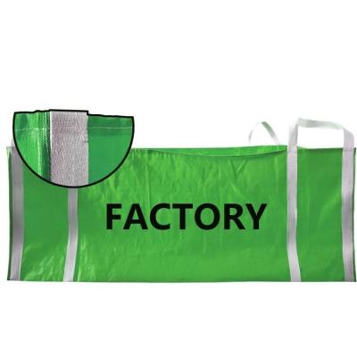 China Dumpster Bag - Foldable and Reusable Trash Bag for Waste Management, Multiple Times Use Renovations Tear Resistant for sale