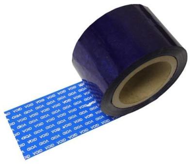 Chine Tape de sécurité rouge numérotée en série (48 mm x 50 m x 2 mil, 100% de transfert total, film ultra épais √ vide) à vendre