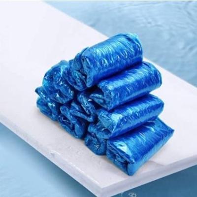 Chine Vente en gros de poliéthylène à main jetable Couverture de bras jetable en plastique bleu de 18 pouces pour cuisiner et tatouer à vendre