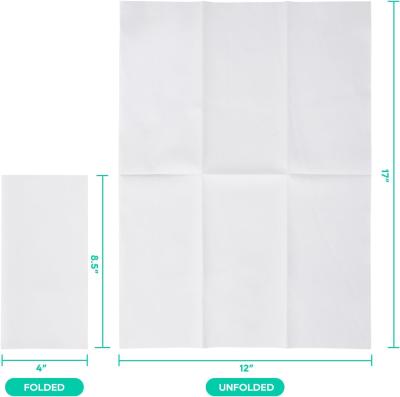 Chine Des serviettes à main jetables pour la salle de bain, du papier doux et absorbant, des serviettes pour invités, des serviettes à main décoratives jetables pour la salle de bain à vendre