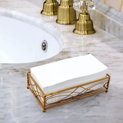 Chine Des serviettes à main jetables pour la salle de bain, du papier doux et absorbant, des serviettes pour invités, des serviettes à main décoratives jetables pour la salle de bain à vendre