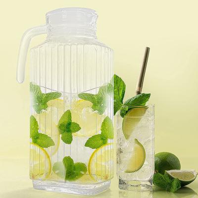 Chine De haute qualité 1800 ml Carafe d'eau Juice de verre Pitcher Jug fournitures de restaurant, fournitures de cuisine, fournitures d'hôtel à vendre