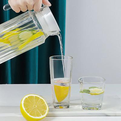 Chine De haute qualité 1800 ml Carafe d'eau Juice de verre Pitcher Jug fournitures de restaurant, fournitures de cuisine, fournitures d'hôtel à vendre