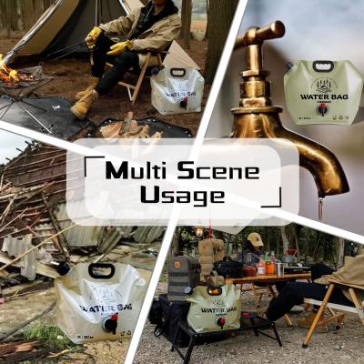 Chine Porteur de stockage d'eau pliable - récipient portable de 1,9 gallon avec éternuement, sac d'eau de camping pour la randonnée en plein air à vendre