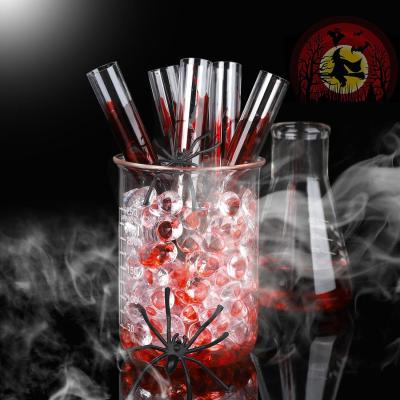 Chine Clear Plastic Test Tubes With Caps And Holder Rack For Nurse Party Decorations Halloween Party Favors à vendre