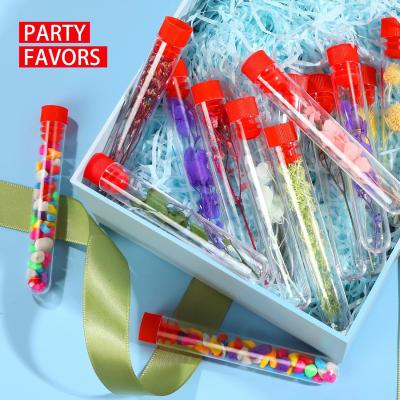 Chine Clear Plastic Test Tubes With Caps And Holder Rack For Nurse Party Decorations Halloween Party Favors à vendre