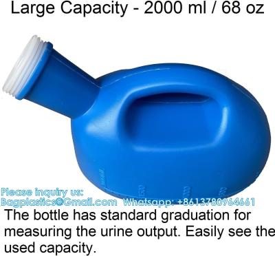 Chine Portable Urinals Spill Proof 2000 Ml 68 Oz Urine Bottles For Men 63