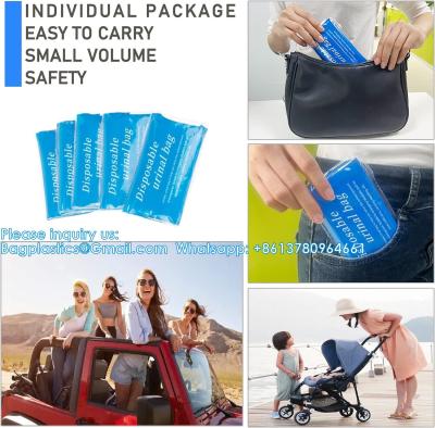 Chine Urine Bags, Pack Camping Pee Bags, Disposable Urinal Bag, Travel Urinal Bag, Toilet Traffic Jam Emergency Portable à vendre