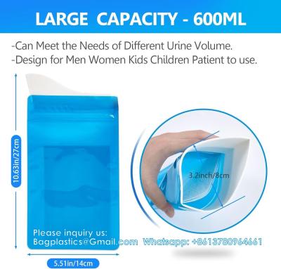 Chine Disposable Urine Bags, Pack Travel Pee Bags, Unisex Urinal Bag Vomit Bags Travel Traffic Jam Emergency Portable à vendre