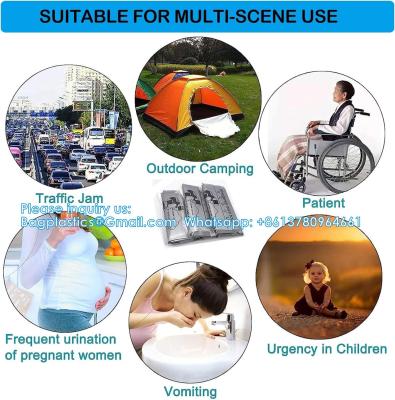Chine Disposable Urine Bags, Pack Travel Pee Bags, Unisex Urinal Bag Vomit Bags Travel Traffic Jam Emergency Portable à vendre