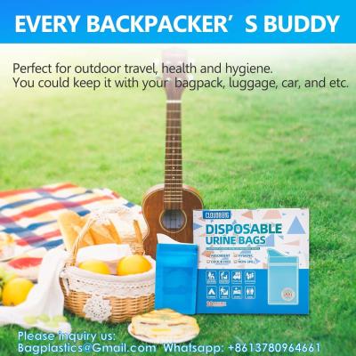Chine Disposable Urine Bags, Pack Travel Pee Bags, Unisex Urinal Bag Vomit Bags Travel Traffic Jam Emergency Portable à vendre