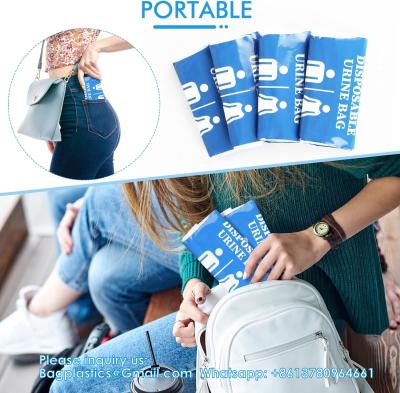 Chine Disposable Urine Bags, Pack Travel Pee Bags, Unisex Urinal Bag Vomit Bags Travel Traffic Jam Emergency Portable à vendre