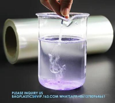 Chine Custom Biodegradable Packaging PVA Film Water Soluble Dissolvable In Hot Water laundry pod film mold peel à vendre