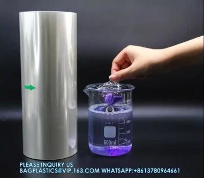 Chine Custom Biodegradable Packaging PVA Film Water Soluble Dissolvable In Hot Water laundry pod film mold peel à vendre