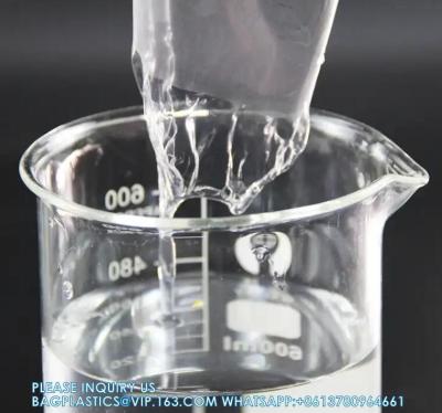 Chine Custom Biodegradable Packaging PVA Film Water Soluble Dissolvable In Hot Water laundry pod film mold peel à vendre
