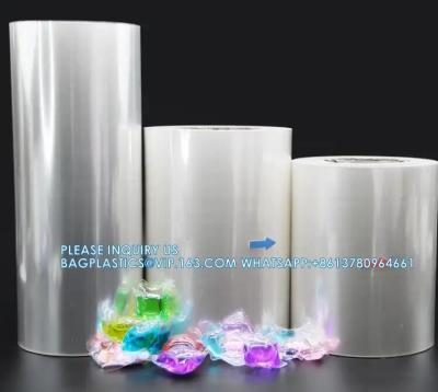 Chine Custom Biodegradable Packaging PVA Film Water Soluble Dissolvable In Hot Water laundry pod film mold peel à vendre