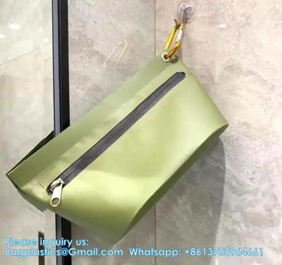 Chine PVC Tarp Pouch Toiletry Bag MakeUp Bag Sturdy PVC Tarpaulin Pencil Pouch Small Storage Bag à vendre