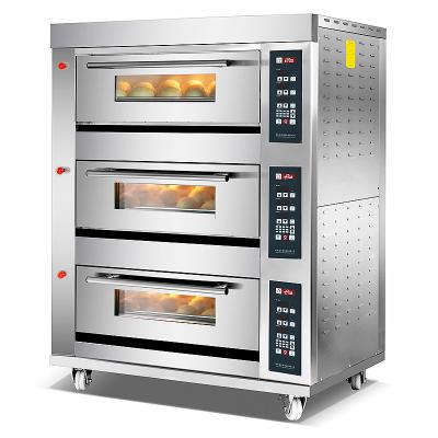 450*66*168 Cm Industrial Gas Oven 380V Gas Bakery Ovens High Productivity