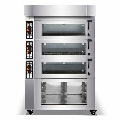 High Productivity Industrial Gas Oven 450*66*168cm 15KG Gas Baking Oven