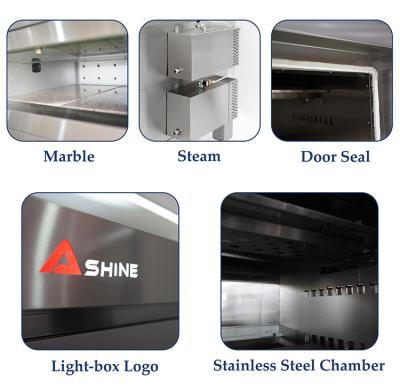 Pizza Mini Industrial Gas Oven 2.5kw 450*66*168cm For Restaurant