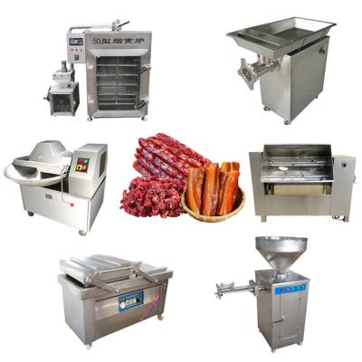 Stainless Steel Hydraulic Sausage Production Line Commercial Easy Operation