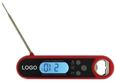 China Termómetro giratorio de la comida de 240 del grado Digitaces de la pantalla con la punta de prueba respuesta de 3 segundos en venta