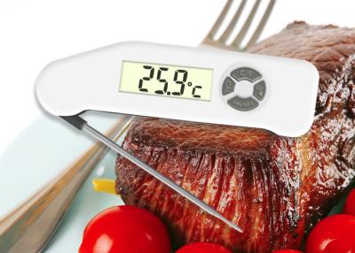 China Punta de prueba cambiable de la temperatura de base de la carne del termómetro de la cocina de C/F Digitaces con la exhibición iluminada en venta