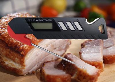 China Termómetro de la comida de Digitaces del fumador del Bbq con prenda impermeable de la calibración y del imán IP67 en venta