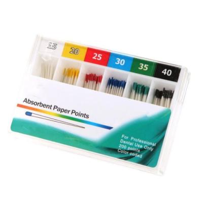 Cina SJ High Quality Dental Paper Points Disposable Endodontic Gutta Percha Points for Dental Patients in vendita