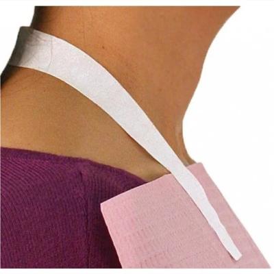Cina SJ Dental Self-adhesive Bib Holder Strips Disposable Non-Woven Dental Patient Bib Self-Adhesion Holders in vendita