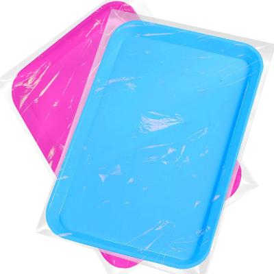 Cina SJ High Quality Standard Tray Covers Disposable Medical Dental Plastic Tray Protection Sleeves OEM Wholesale in vendita
