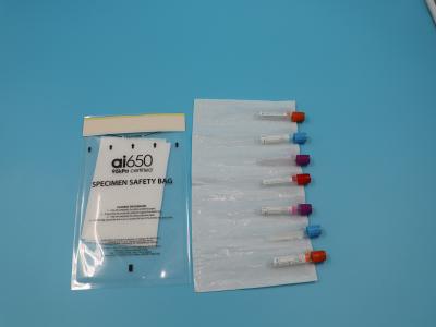Chine Sacs à spécimens biologiques jetables - Confinement sécurisé 95kPa, Autoclavables à vendre