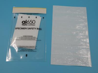 Chine Sac de transport pour spécimens biologiques à risque de 95 kPa avec manchon absorbant à 7 compartiments à vendre