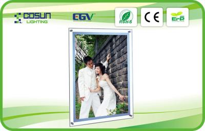 Cina Luce esile di cristallo della scatola leggera LED di pubblicità con il singolo lato per il supermercato 12V/24V in vendita