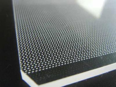 Cina piatto di guida di luce piano punteggiato laser di forma LED di alta uniformità di 12mm in vendita
