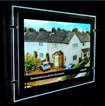 Cina La singola il LED LED scatola leggera esile di cristallo acrilica parteggiata di A3 per l'UL del ERP del CE di fotografia approva in vendita