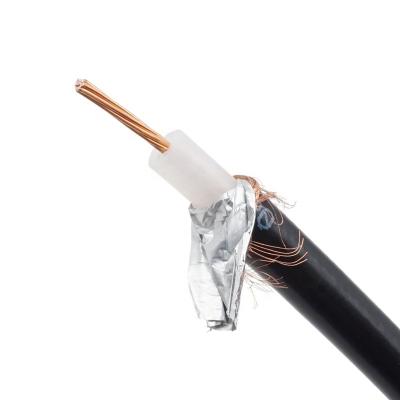 중국 차폐를 땋는 인터넷 75Ohm RG6 동축 텔레비전 케이블 도전판 판매용