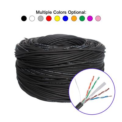 중국 UTP 야외 22AWG 24AWG 이더넷 LAN 케이블 UV 반대자 판매용