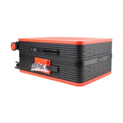 중국 Customized PC Trolley Case Universal Wheel Three-Piece Large-capacity Suitcase Spinner Suit Boarding Luggage Case 판매용