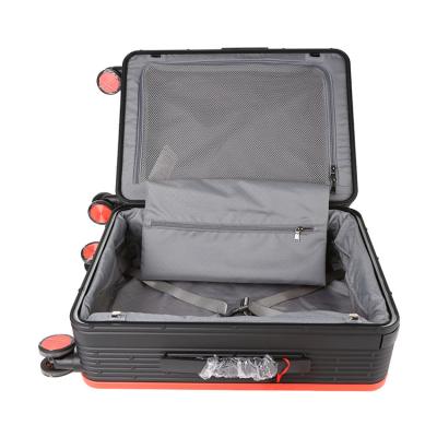 중국 Customized PC Trolley Case Universal Wheel Three-Piece Large-capacity Suitcase Spinner Suit Boarding Luggage Case 판매용