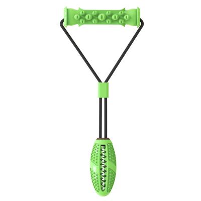 Cina 2021 Top Selling Funny Interactive Puppy Teeth Cleaning Chew Toy Dog Toothbrush Toy in vendita