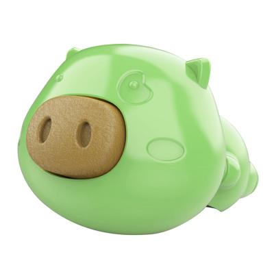 Cina Hot Sales Custom Cute Pig Style Animal Rubber Teeth Cleaning Molar Bite Puppy Dog Chews Toy in vendita