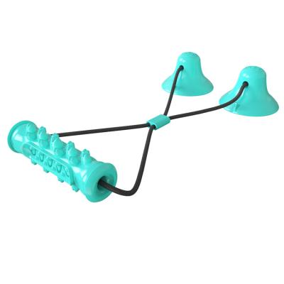 Cina High Quality New Single Suction Cup Molar Ball Dog Toothbrush Teeth Cleaning Chew Toys For Pet in vendita