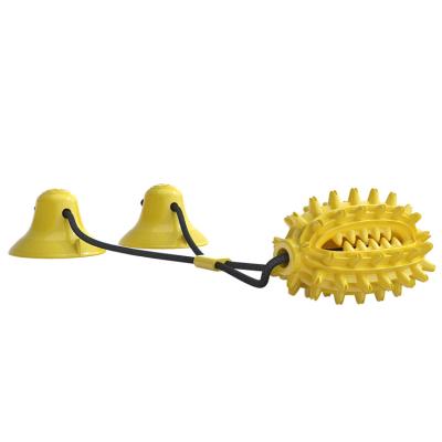 Cina Multi-function Creative Hot Selling Double Suction Cup Stick Dog' Chew Toy Toothbrush in vendita