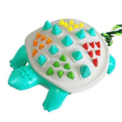 Cina Manufacturers Sell Well Colorful Turtle Dog Cleaning Teeth Toy Pet Toys Dog Chew Toy in vendita